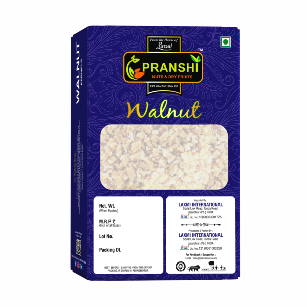 Pranshi Nuts Walnut Kernels Broken | 250 Gm